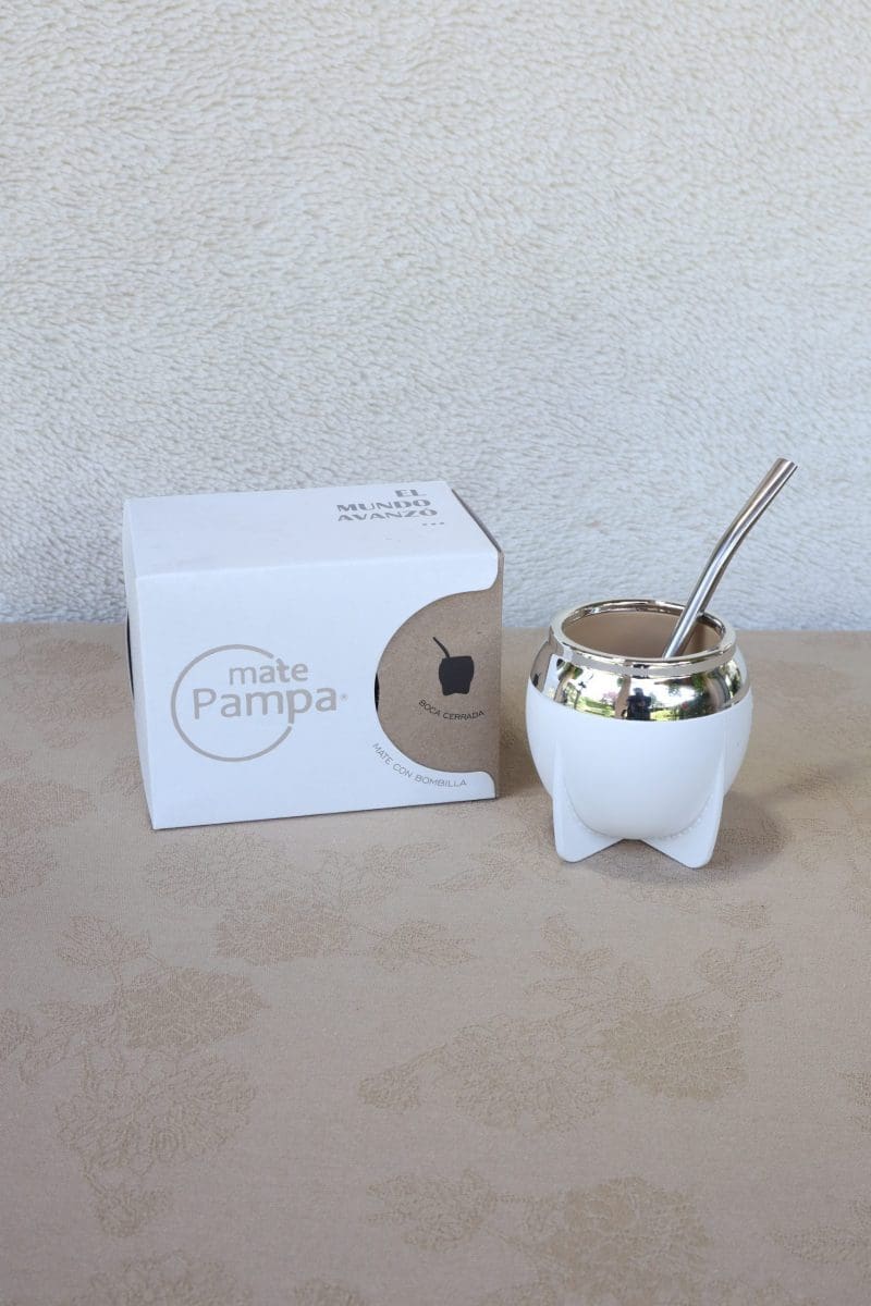 Mate Pampa blanc - Mate chamamé